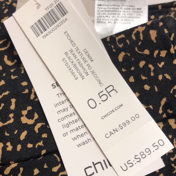 Chico's | Jeans | Chicos Nwt Etched Texture Pull On Jeggings | Poshmark